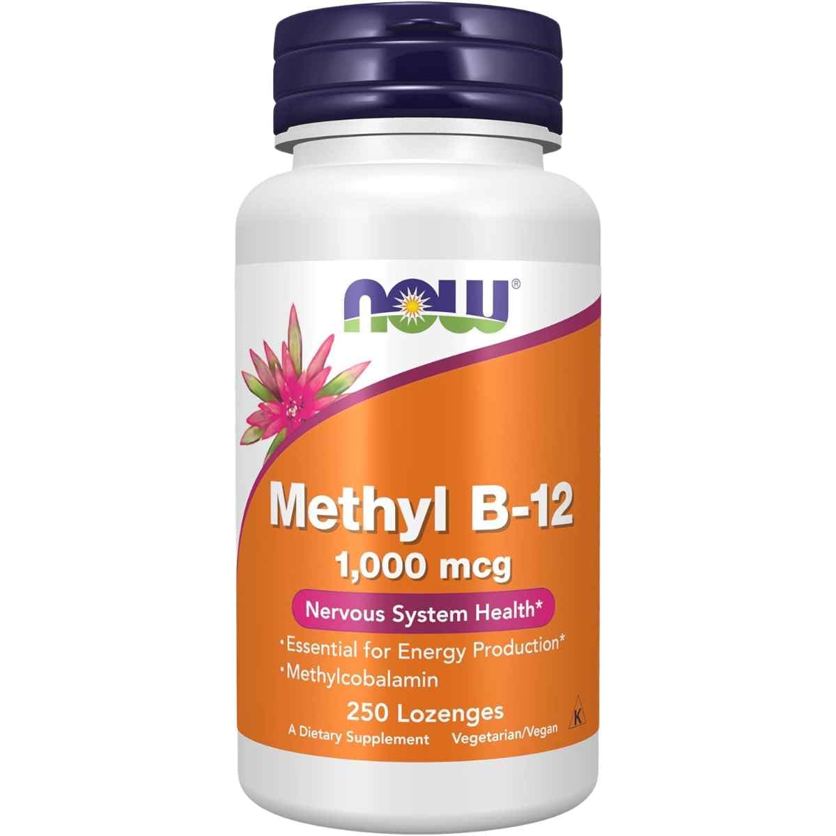 Now Foods - Metil B-12 1000 mcg en Tabletas para Disolver